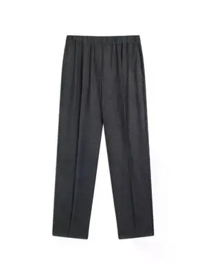 SEMICOUTURE Alfie Elasticated Pressed-crease Trousers