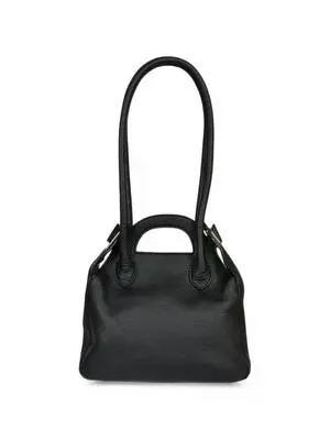 MASU Leather Shoulder Bag - Black