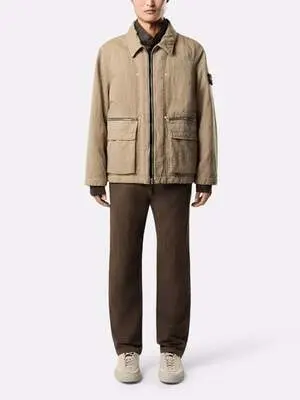 Stone Island Diagonal Cotton Wool Field Jacket