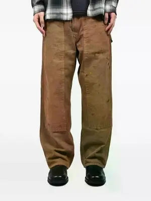 BOW WOW Double-knee Aged-effect Trousers
