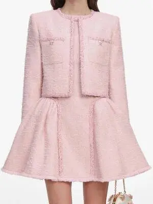 SELF-PORTRAIT Boucle Jacket