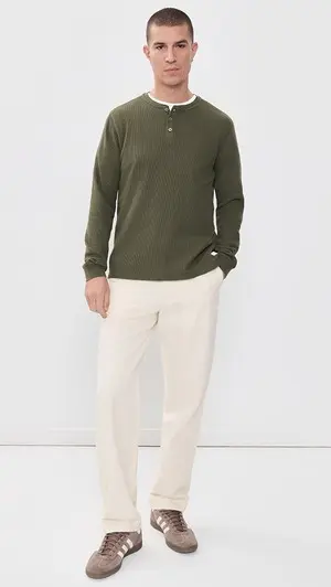 Vuori Waffle Henley