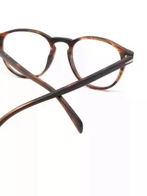 DB EYEWEAR BY DAVID BECKHAM Round-frame Tortoiseshell-effect Glasses