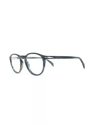 DB EYEWEAR BY DAVID BECKHAM Round Frame Glasses - Grey