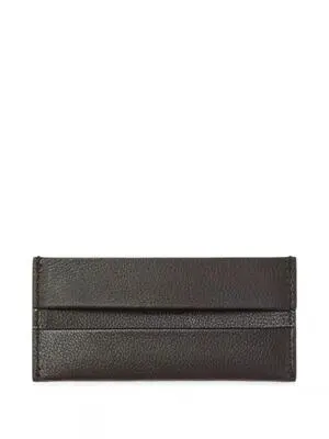 Zegna Dark- Secondskin Card Case - Brown