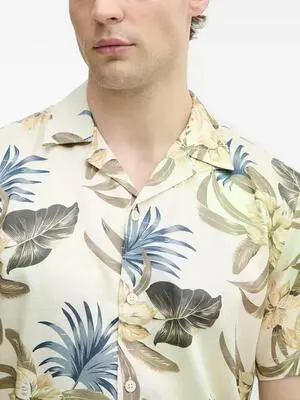 LINDBERGH Floral-print Short-sleeve Shirt