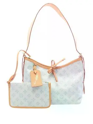 LOUIS VUITTON 2021-2026 Monogram Carryall Denim Pm Shoulder Bag
