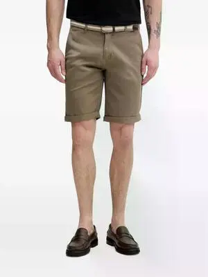 LINDBERGH Belted Turned-up Shorts - Neutrals