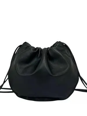 Loewe 1980-1990 Nappa Anagram Drawstring Crossbody Bag