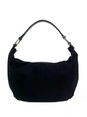Prada 2010-2026 Tessuto Canapa Logo Hobo Bag