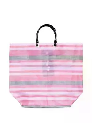 BONCHEY Poppins Bolivian Bazar Horizontal-stripe Tote Bag