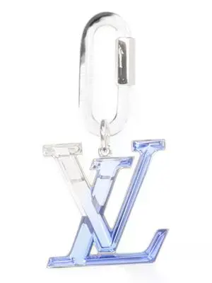 LOUIS VUITTON Logo Bag Charm - Blue