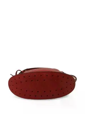 Delvaux Small Pin Calf Leather Bucket Bag