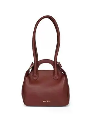 MASU Leather Shoulder Bag Red