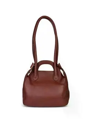 MASU Leather Shoulder Bag - Red