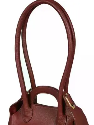MASU Leather Shoulder Bag - Red