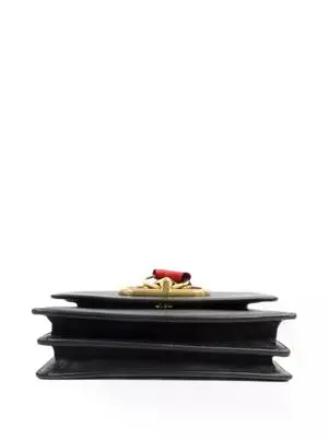 Valentino Garavani Vlogo Ribbon Mini Shoulder Bag - Black