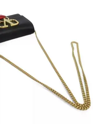 Valentino Garavani Vlogo Ribbon Mini Shoulder Bag - Black