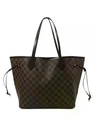 LOUIS VUITTON Damier Neverfull Mm Tote Bag - Brown