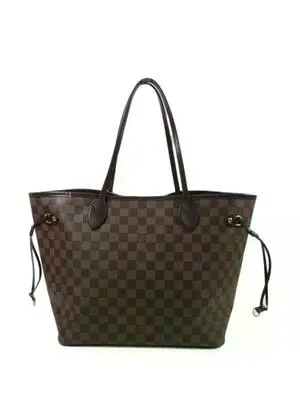 LOUIS VUITTON Damier Neverfull Mm Tote Bag