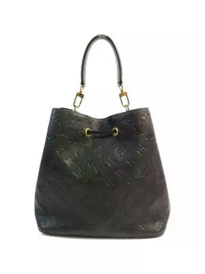 LOUIS VUITTON Neo Noe Mm Monogram Empreinte Bucket Bag - Black