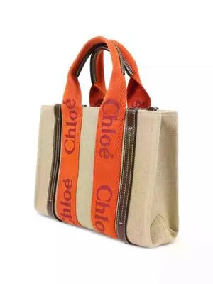 Chloé Small Woody Tote Bag - Neutrals