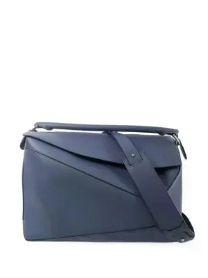 Loewe Large Puzzle Edge Shoulder Bag - Blue