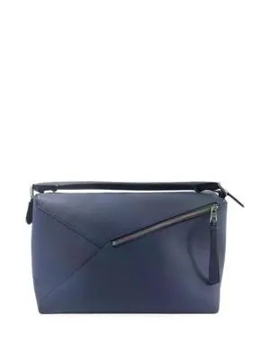 Loewe Large Puzzle Edge Shoulder Bag - Blue