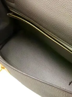 Hermès 2022 25 Kelly Togo Tote Bag - Grey