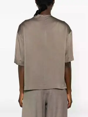 Fabiana Filippi Monili-trim Short-sleeve Top