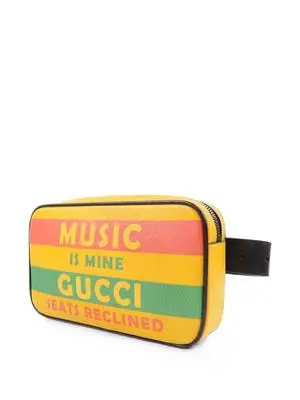 Gucci Slogan-print Belt Bag