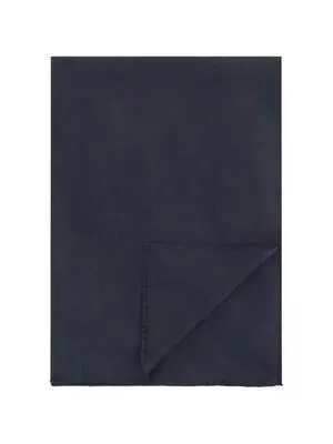 Boggi Milano Scarf In Wool And Silk - Blue