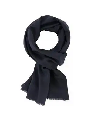 Boggi Milano Scarf In Wool And Silk