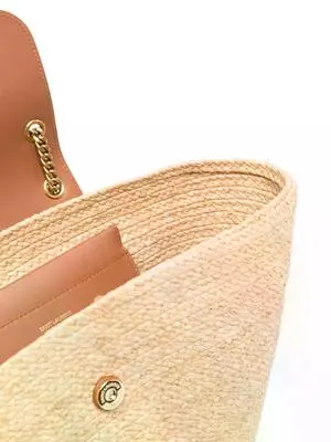 Saint Laurent Manon Raffia Shoulder Bag