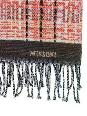 Missoni Check-pattern Fringed Scarf