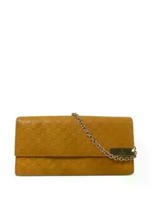 Gucci Microguccissima Chain Shoulder Bag Yellow