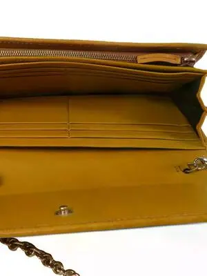 Gucci Microguccissima Chain Shoulder Bag - Yellow
