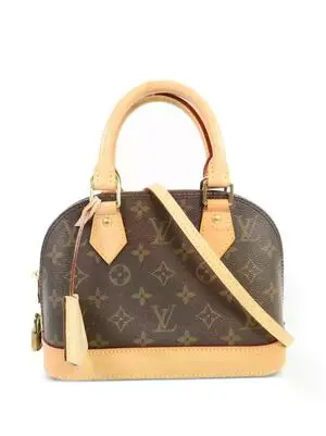 LOUIS VUITTON Bb Alma Monogram Two-way Handbag - Brown