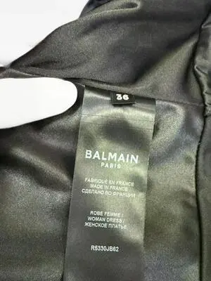 Balmain 2020s Draped Mini Dress