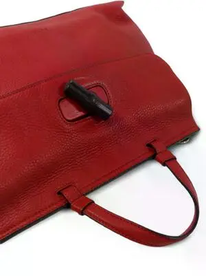 Gucci Bamboo Daily Handbag - Red