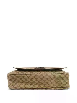 Gucci Gg Interlocking G Messenger Bag - Neutrals