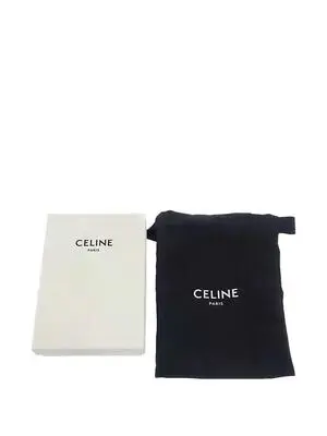 Celine 2010-2026 Supple Grained Calfskin Triomphe Compact Wallet Small Wallets