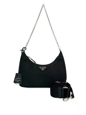 Prada 2019-2026 Tessuto Re Edition 2005 Satchel - Black