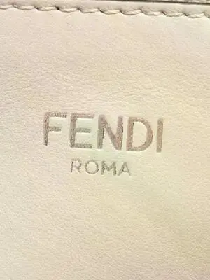 Fendi 2010-2026 Studded Leather Peekaboo Iseeu Briefcase Business Bag - Grey