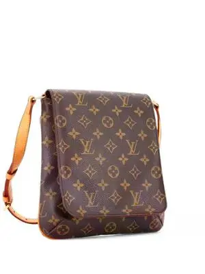 LOUIS VUITTON Musette Salsa Handbag Monogram Canvas Pm Shoulder Bag - Brown