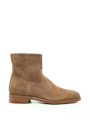 HENDERSON BARACCO Suede Side-zip Boots - Brown