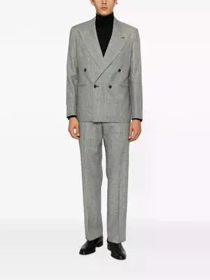 EPOCA Prince Of Wales Check Double-breasted Suit