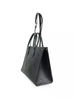 LOUIS VUITTON Mm On The Go Monogram Tote Bag - Black