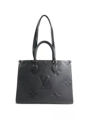 LOUIS VUITTON Mm On The Go Monogram Tote Bag - Black