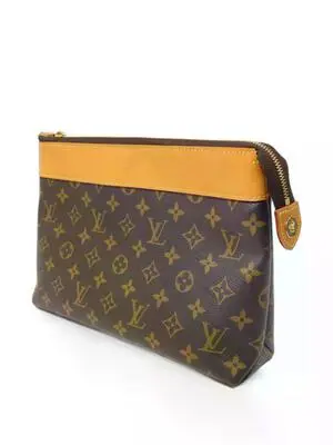 LOUIS VUITTON Monogram Archive Pochette Voyage Souple Clutch Bag